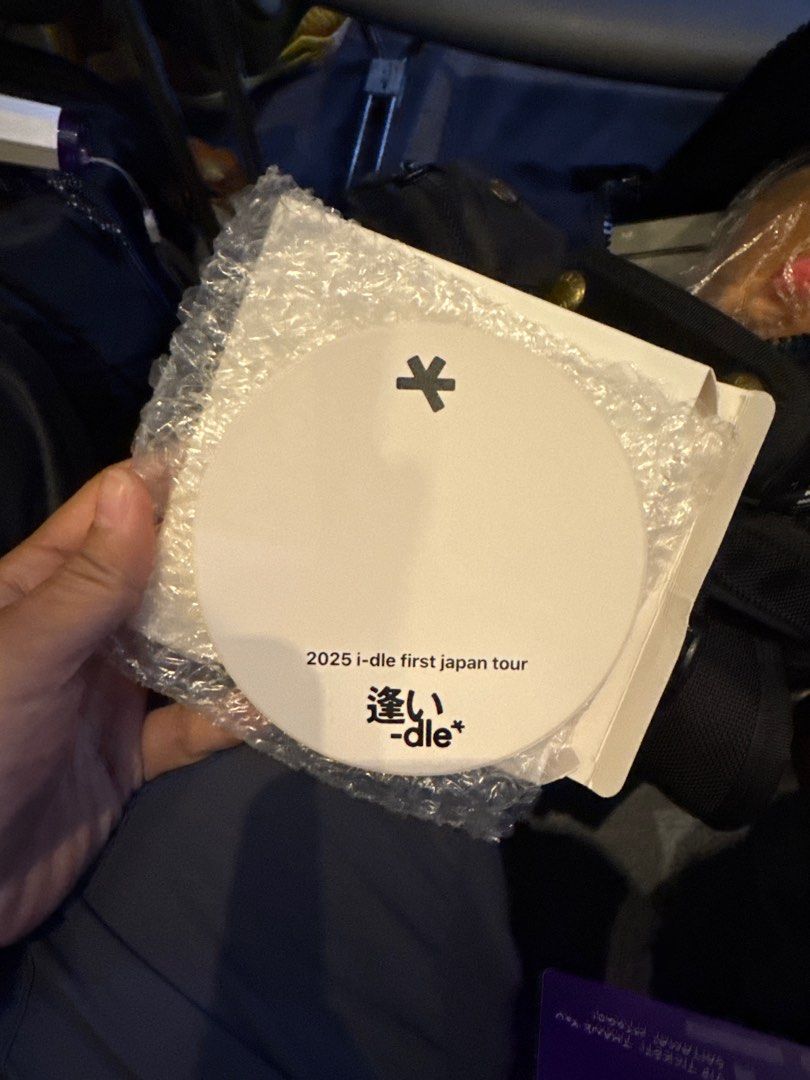 2025 i-dle First Japan Tour Coaster, 興趣及遊戲, 音樂、樂器 & 配件, 音樂與媒體 - 樂譜 - Carousell