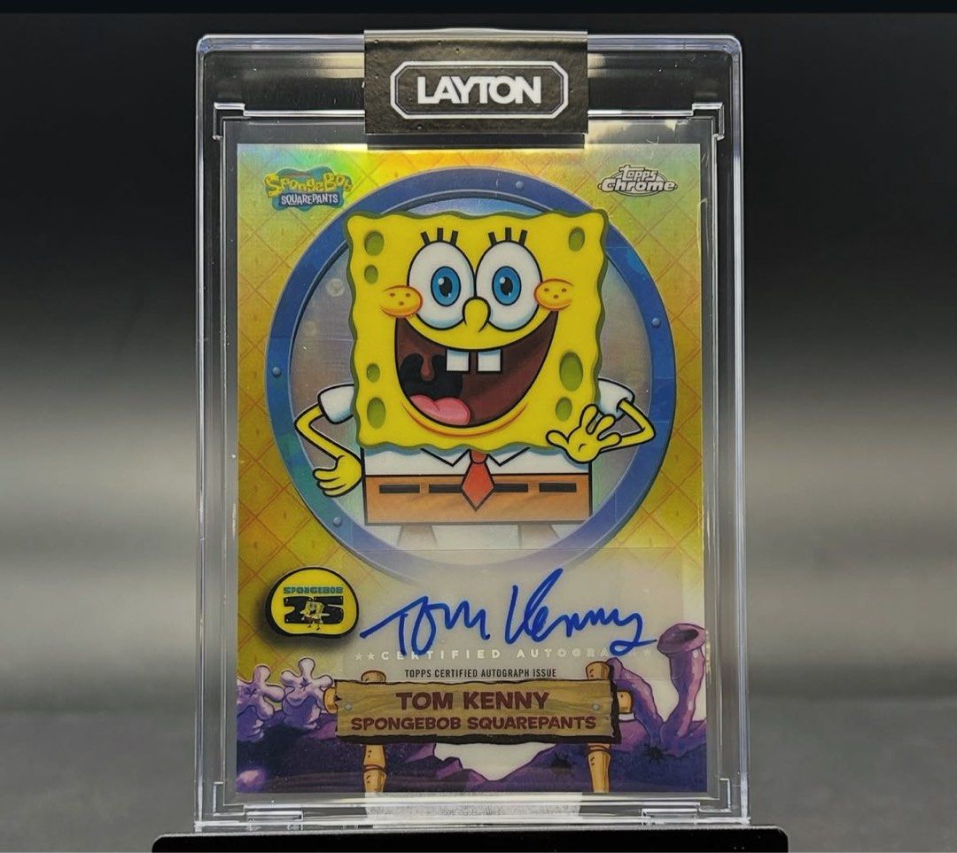 2025 Topps Chrome SpongeBob trading cards Blaster first edition （PO ...
