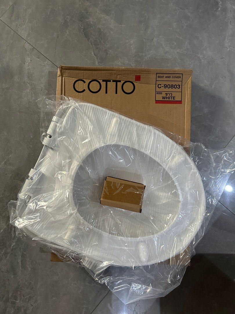 2 sets Cotto soft closing toilet bowl cover and seat C-90803 white totto, Furniture & Home ...