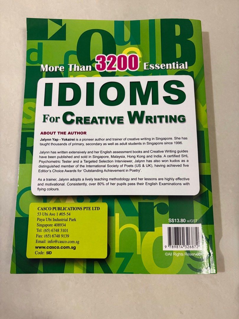 3200+ Essential Idioms for Creative Writing (Book 5), Hobbies & Toys ...