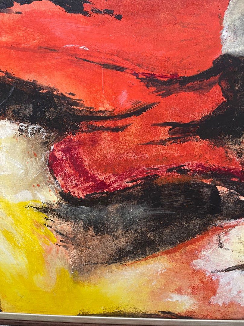 抽象油画 （171 x 108cm), Hobbies & Toys, Art & Prints on Carousell