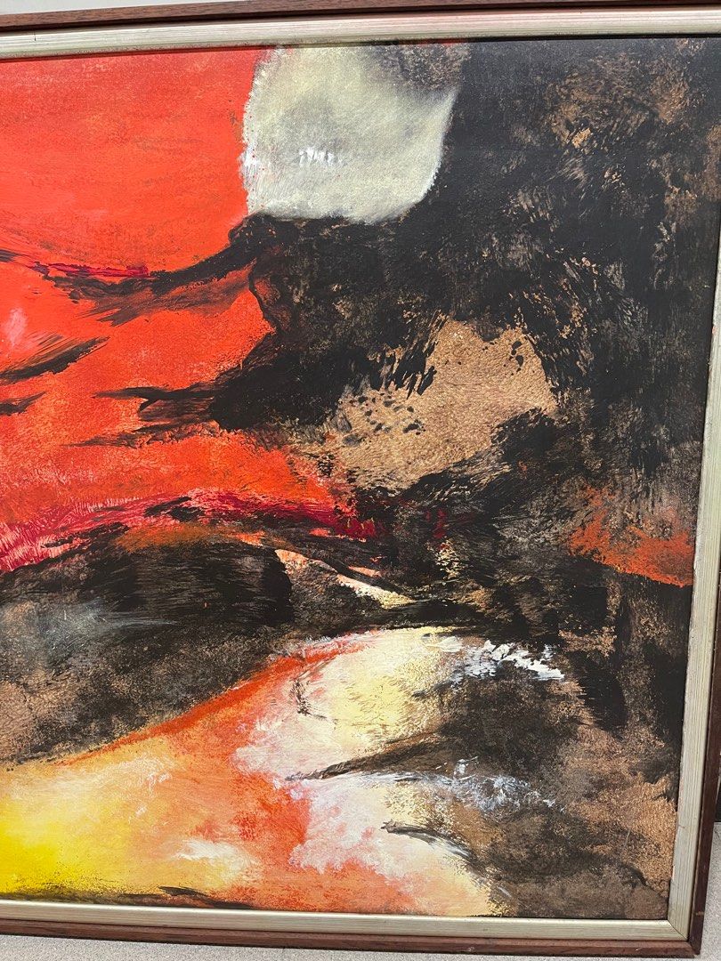 抽象油画 （171 x 108cm), Hobbies & Toys, Art & Prints on Carousell