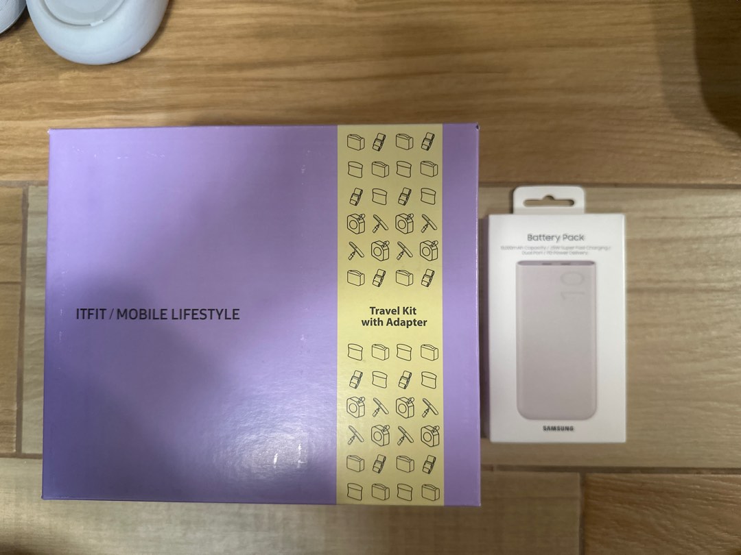 減價促銷 三星旅行套裝連轉插連 尿袋充電器 Samsung ITFIT travel kit with adapter Battery ...