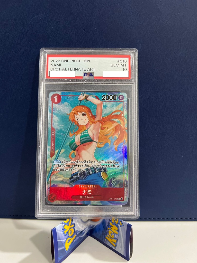 ⭐ PSA10 Nami OP01-016 One Piece Card | GEM MINT | Highly Sought After | Free Delivery, Hobbies ...