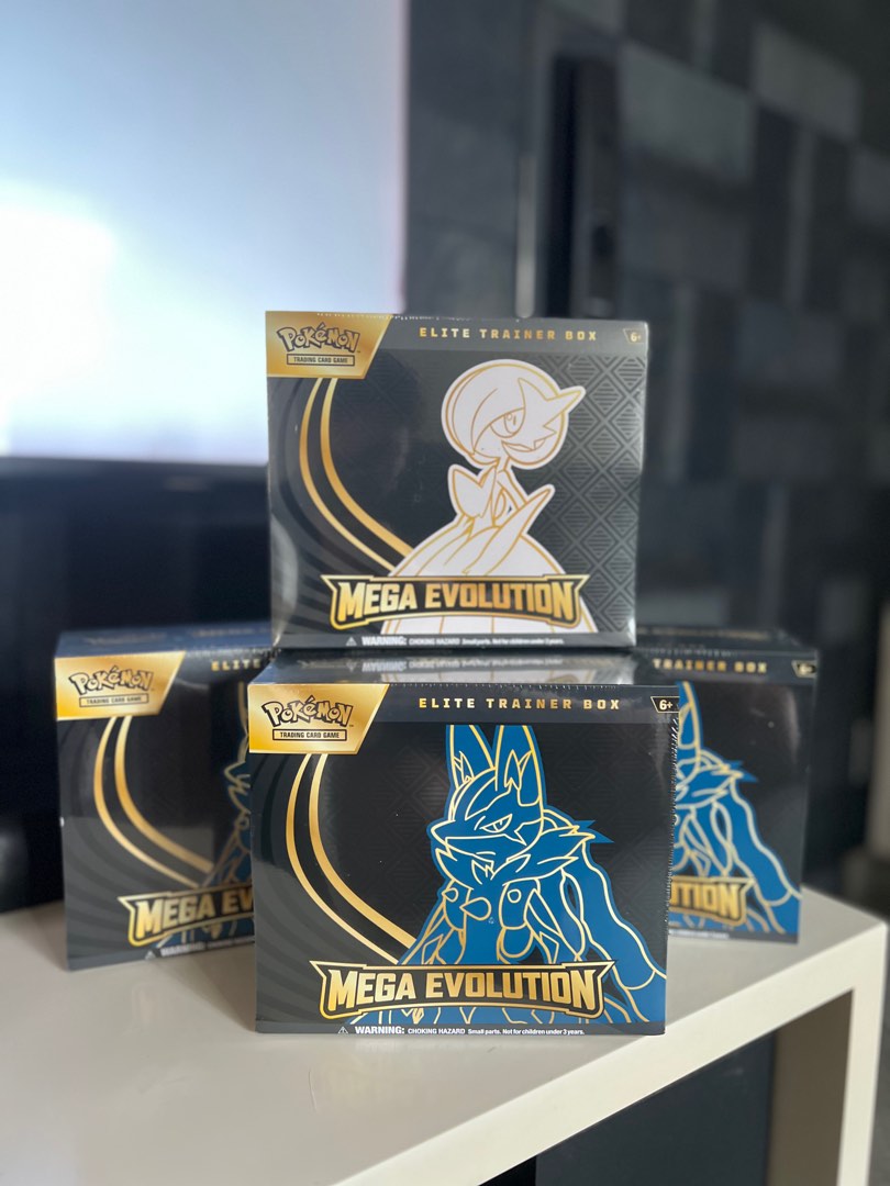 ⚠️現貨 Ptcg 美版 ME01 M1L / M1S ETB 禮盒, 興趣及遊戲, 玩具 & 遊戲類 - Carousell