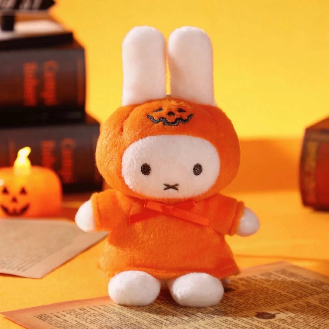 【全新】 Vipo x Miffy Halloween Plush Keychain Blind Box 米菲哈老喂裝扮系列匙扣掛飾 - 橙色 ...