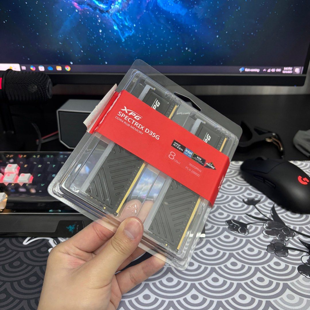 Adata XPG Spectrix D35G Ram 3600Mhz 16GB (8gbx2) Condition all perfect ...