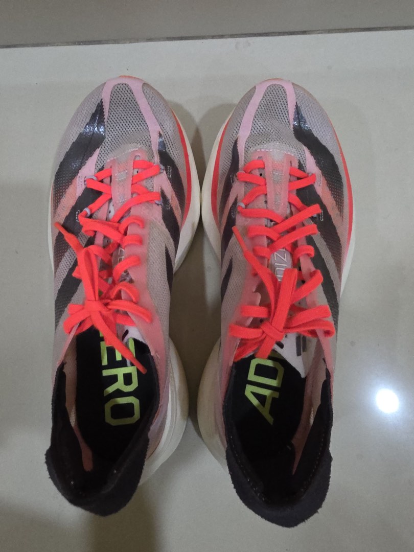 Adidas Adizero Adios Pro 3 pink spark, Olah Raga, Baju Olahraga di ...