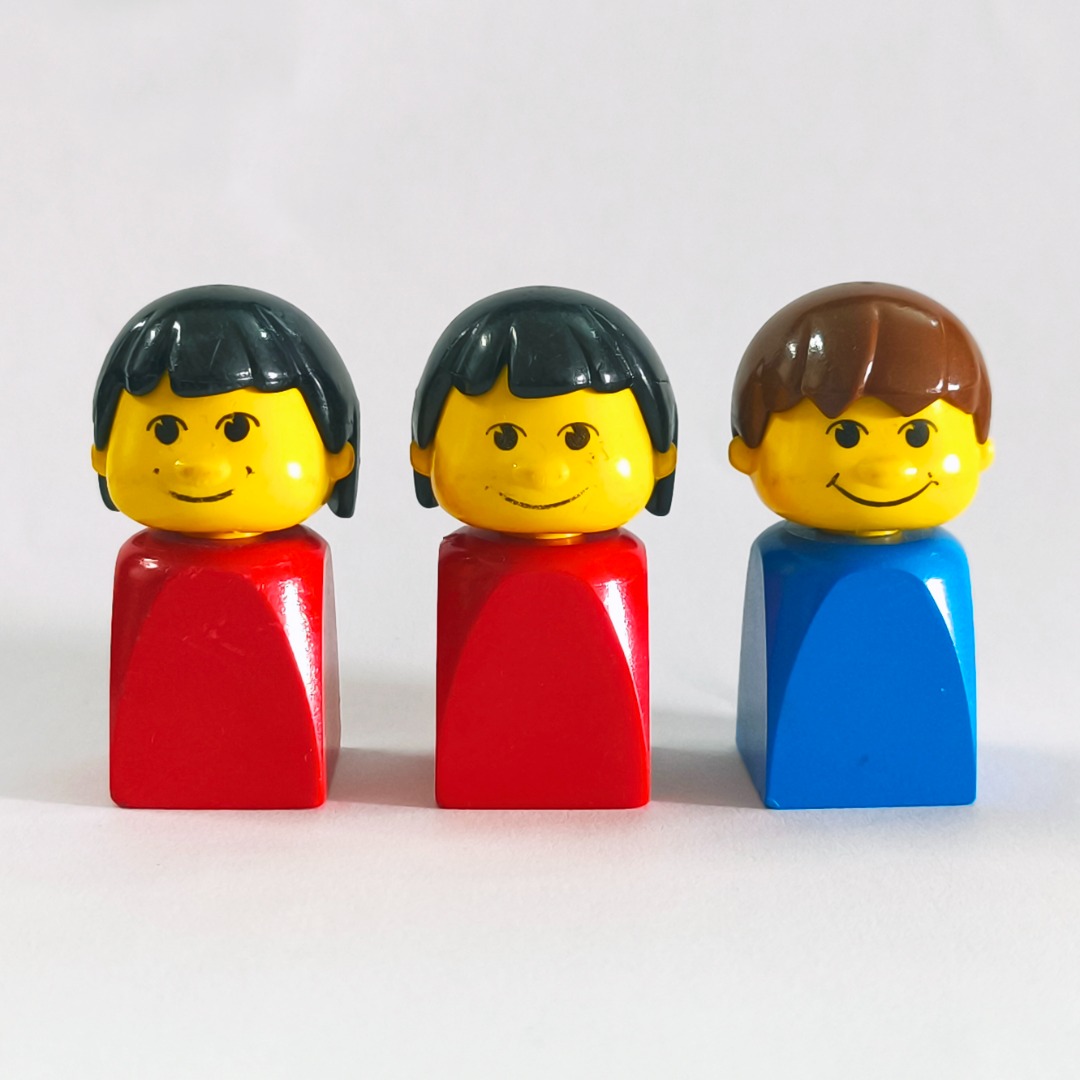 ALL 3 For Only RM 15 !!! Vintage LEGO Basic Figures / Finger Puppets ...