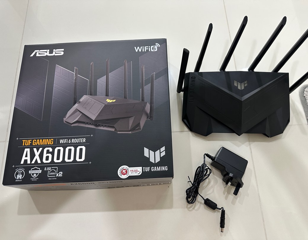 ASUS TUF Gaming AX6000 WiFi 6 Router, Computers & Tech, Parts ...