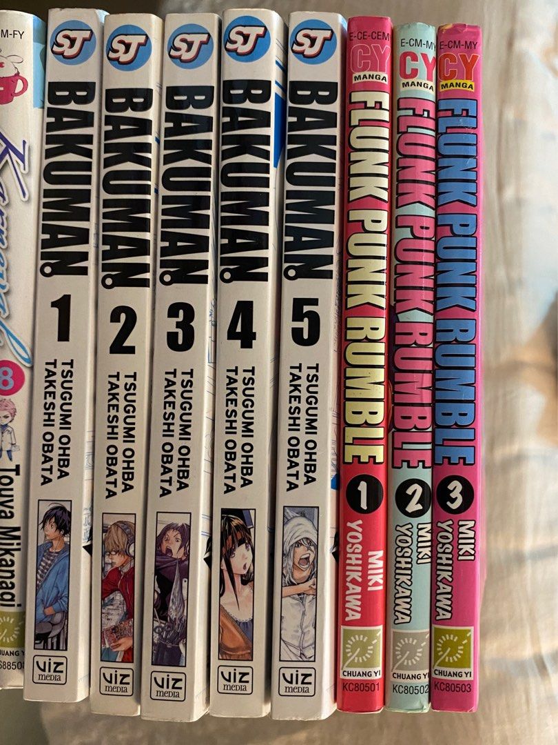 Bakuman Vol. 1-5 , Flunk Punk Rumble English Manga Used, Hobbies & Toys ...