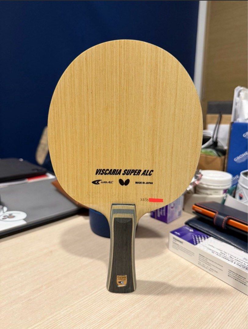 Butterfly Viscaria Super ALC (SALC) Table Tennis Blade/Bat, Sports Equipment, Sports & Games ...