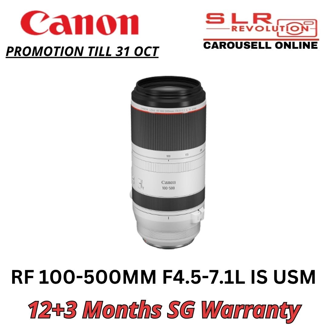CANON RF 100-500MM F4.5-7.1L IS USM canon rf 100-500mm lens ...