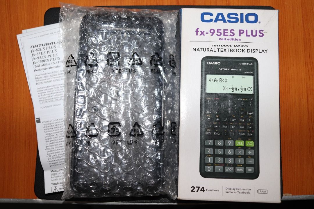 Casio fx-95ES PLUS 2nd Edition Scientific Calculator, Computers & Tech ...