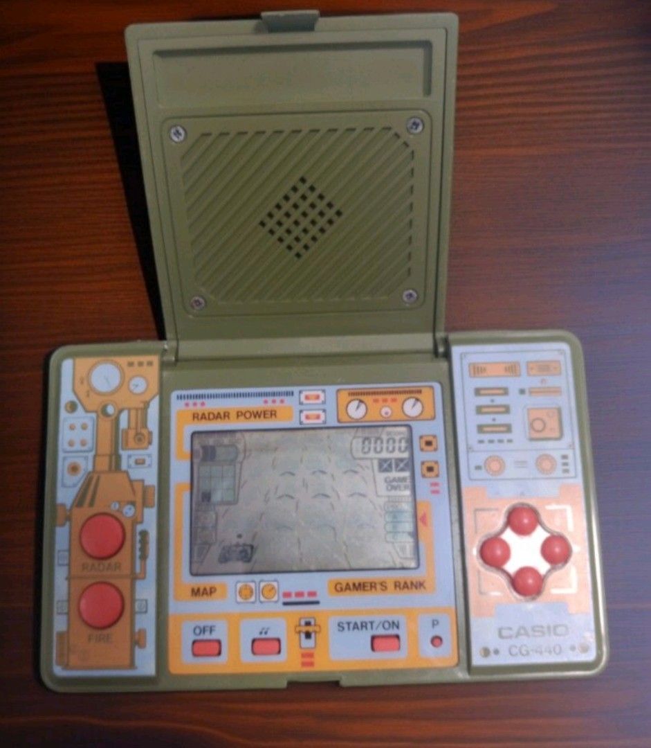 CASIO LCD HANDHELD GAME CG-440 BATTLEFIELD 1990 (JAPAN) VINTAGE ...