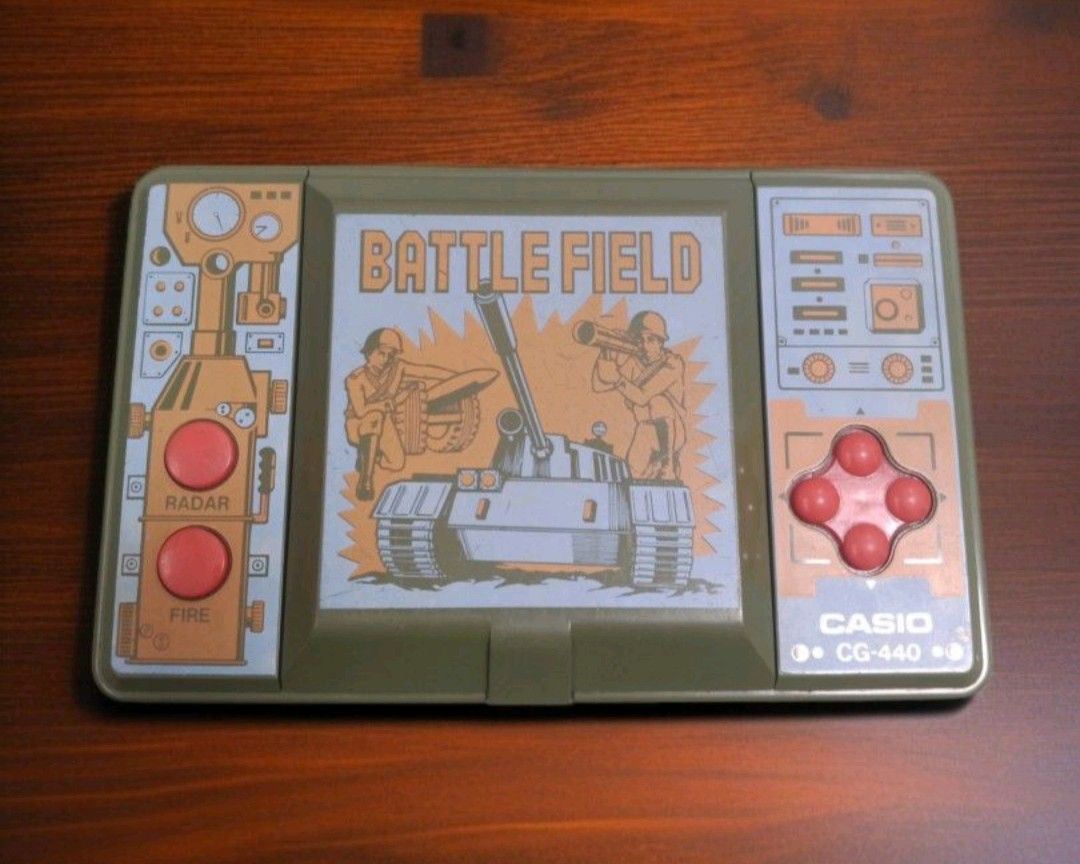 CASIO LCD HANDHELD GAME CG-440 BATTLEFIELD 1990 (JAPAN) VINTAGE ...
