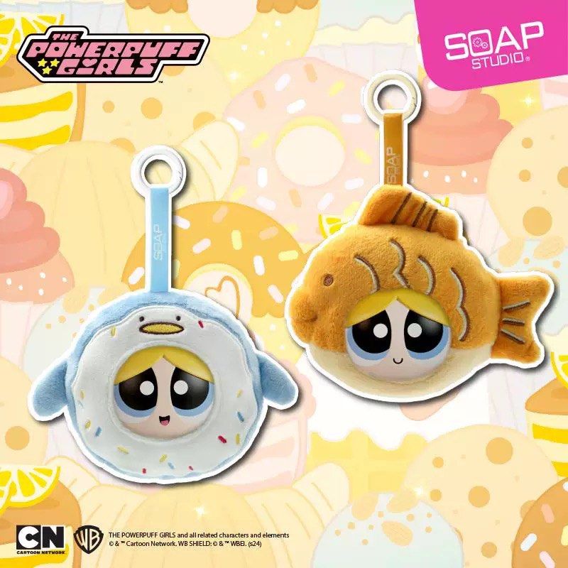 Confirmed Designs Soap Studio Powerpuff Girls Bakery Blind Box Vinyl Plush Keychain Bag Charm ...