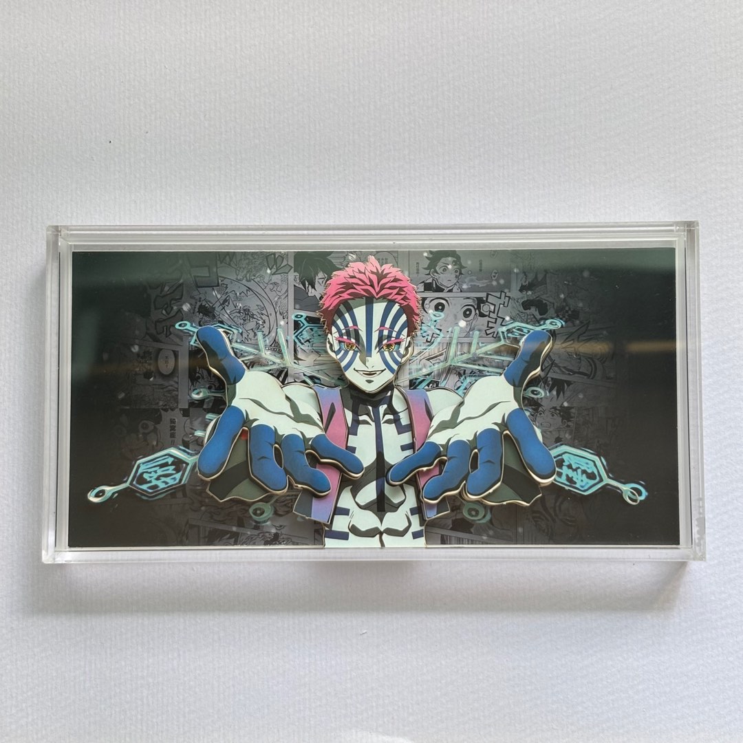 Demon Slayer Akaza Paper Craft Display, Hobbies & Toys, Memorabilia ...