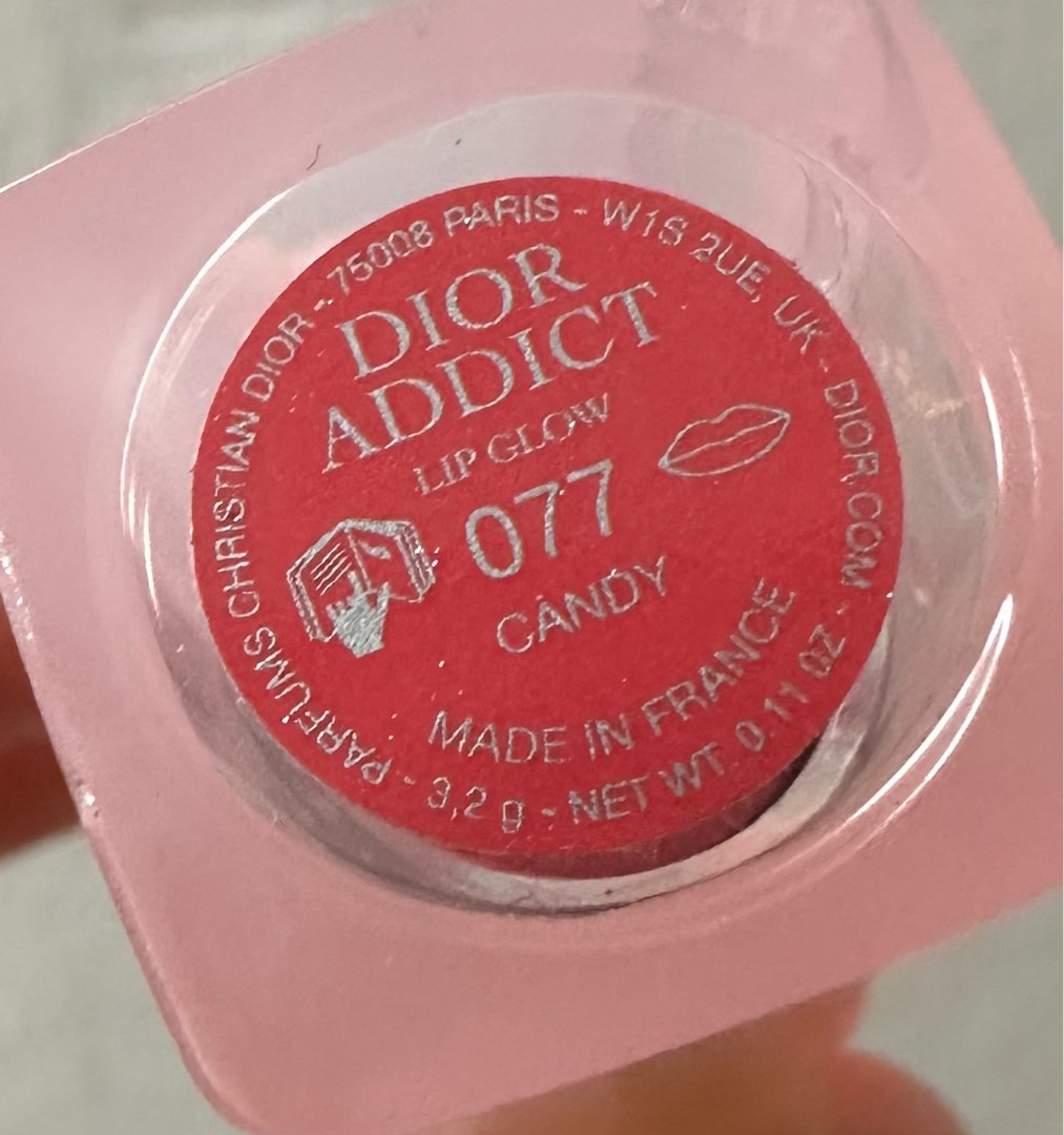 Dior Addict Lip Glow 077 Candy Lipstick, Beauty & Personal Care, Face, Makeup Products on Carousell