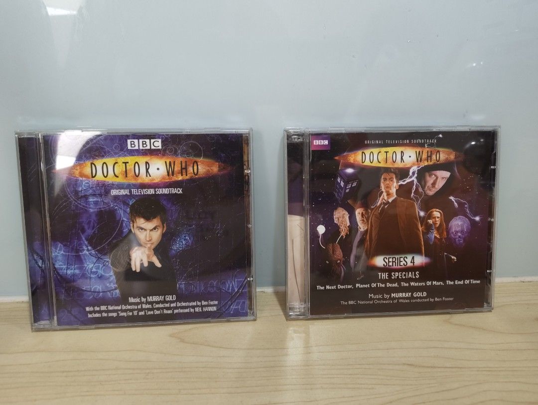 Doctor Who soundtrack music OST CDs - series 1+2 and the series 4 ...