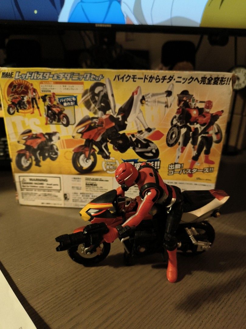 Go-Busters Red Buster & Chita Nick Set, Hobbies & Toys, Toys & Games on ...