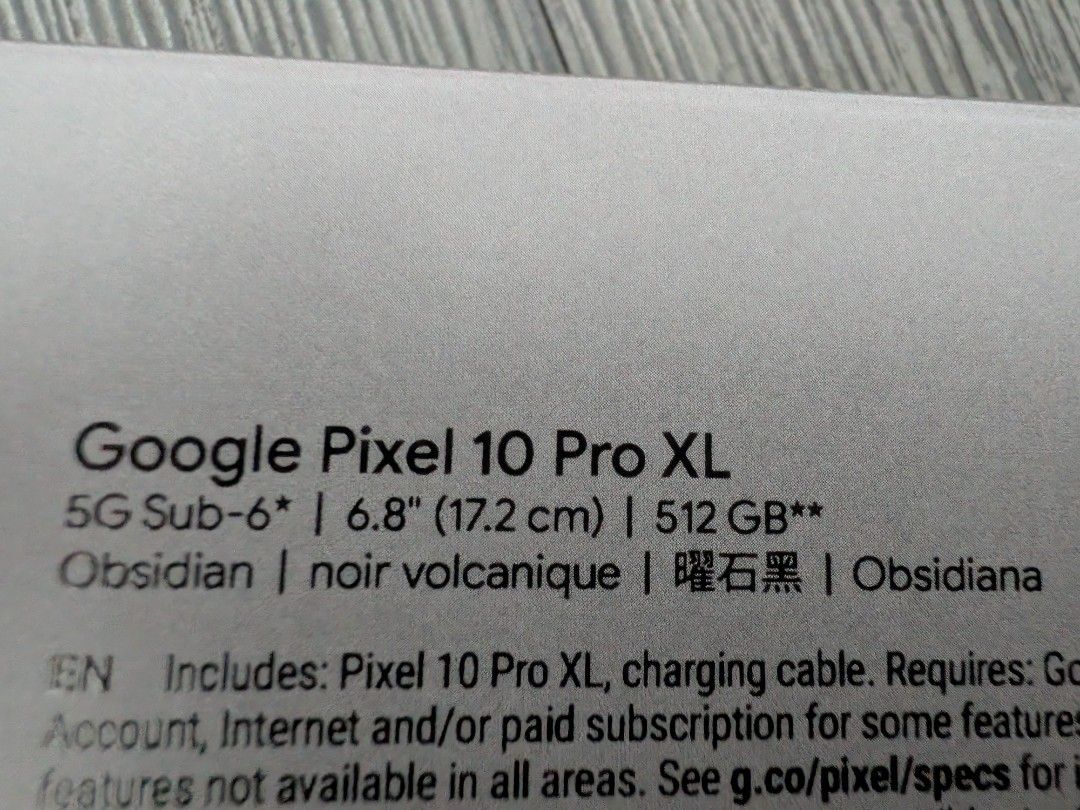 Google Pixel 10 Pro 512gb xl- Unopened Box, Mobile Phones & Gadgets ...