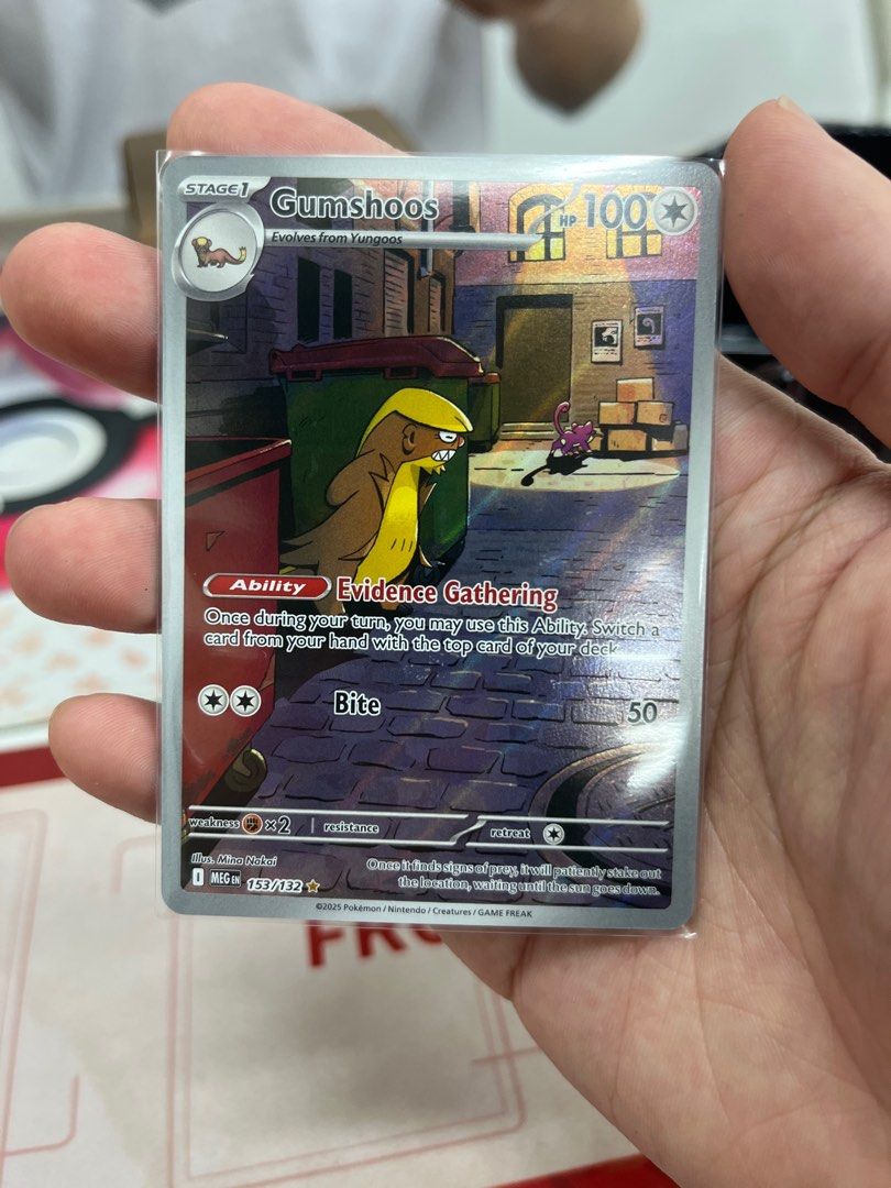 Gumshoos IR Pokemon Mega Evo, Hobbies & Toys, Toys & Games on Carousell