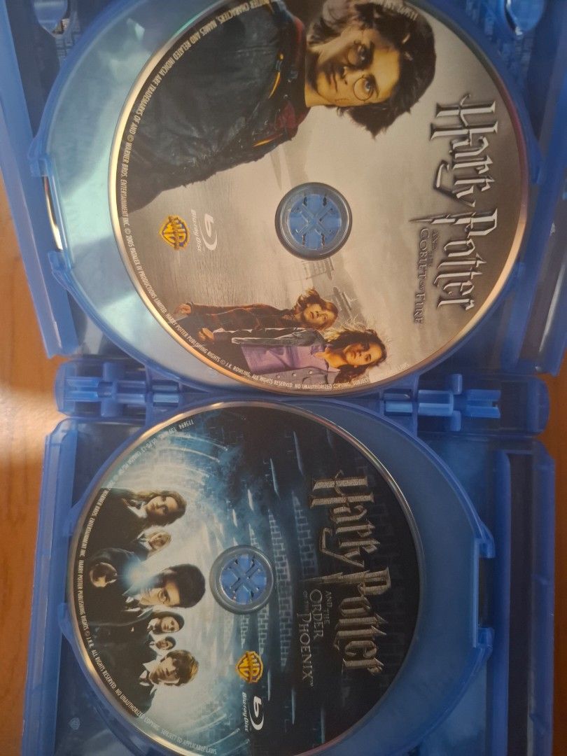 Harry Potter Complete 8-Film Collection Blu-ray, Hobbies & Toys, Music ...