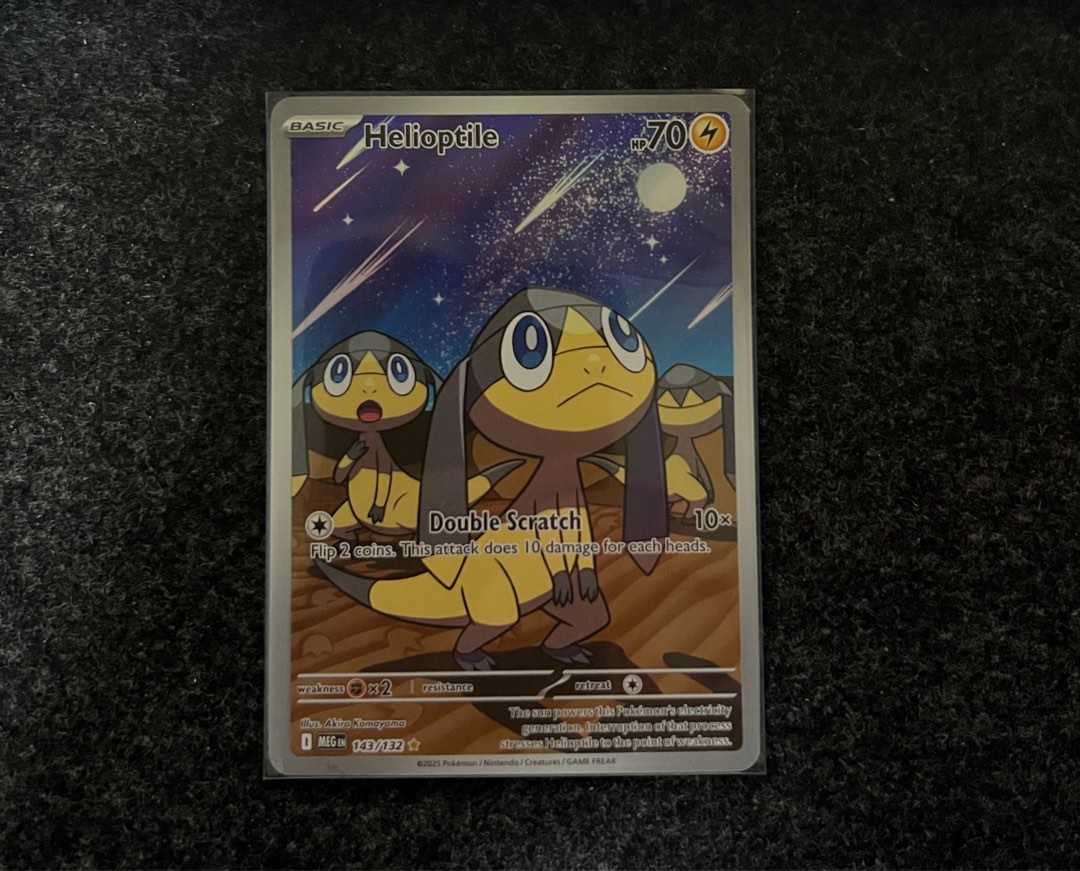 Helioptile IR (Mega Evolutions) - 143/132, Hobbies & Toys, Toys & Games ...