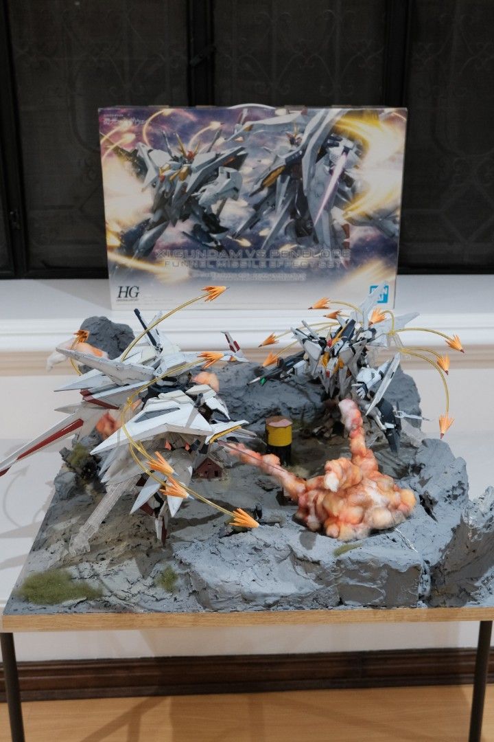 HG Xi Gundam vs Penelope Custom Diorama (1 of 1), Hobbies & Toys, Toys ...