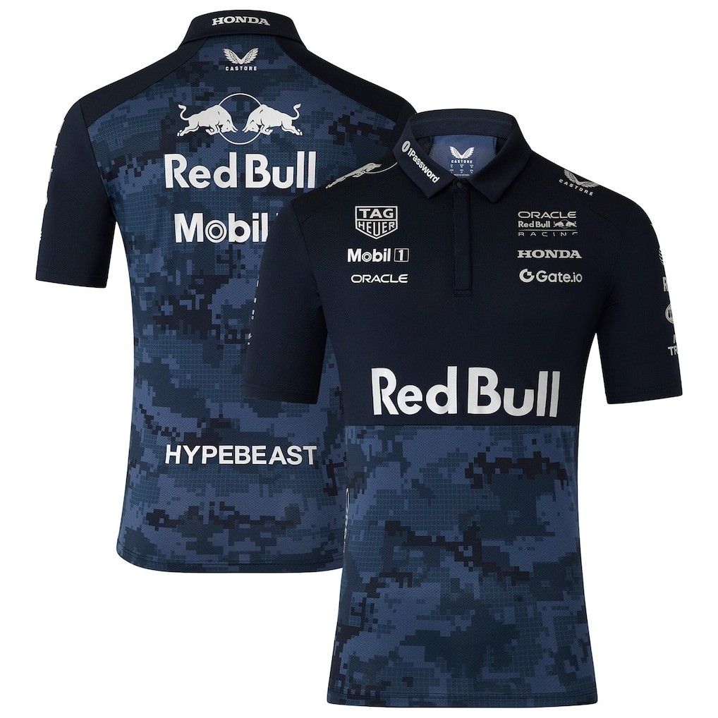Hypebeast F1 Red Bull Racing 2025 Track Polo Shirt AUTHENTIC LIMITED EDITION ONLY, Men's Fashion ...