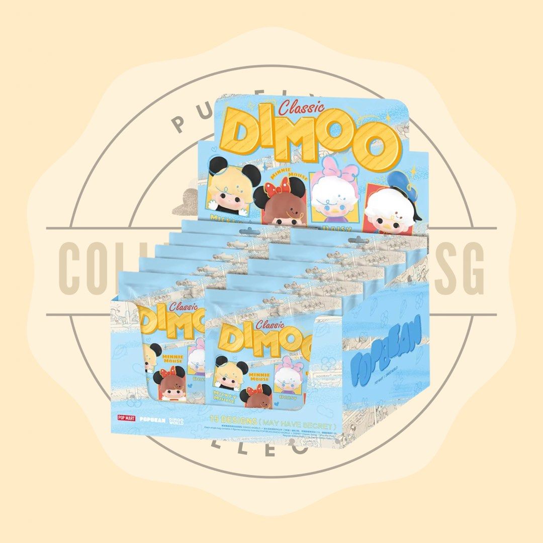 [Instocks] Popmart Popbean Dimoo World - Disney Mickey & Friends Blind ...