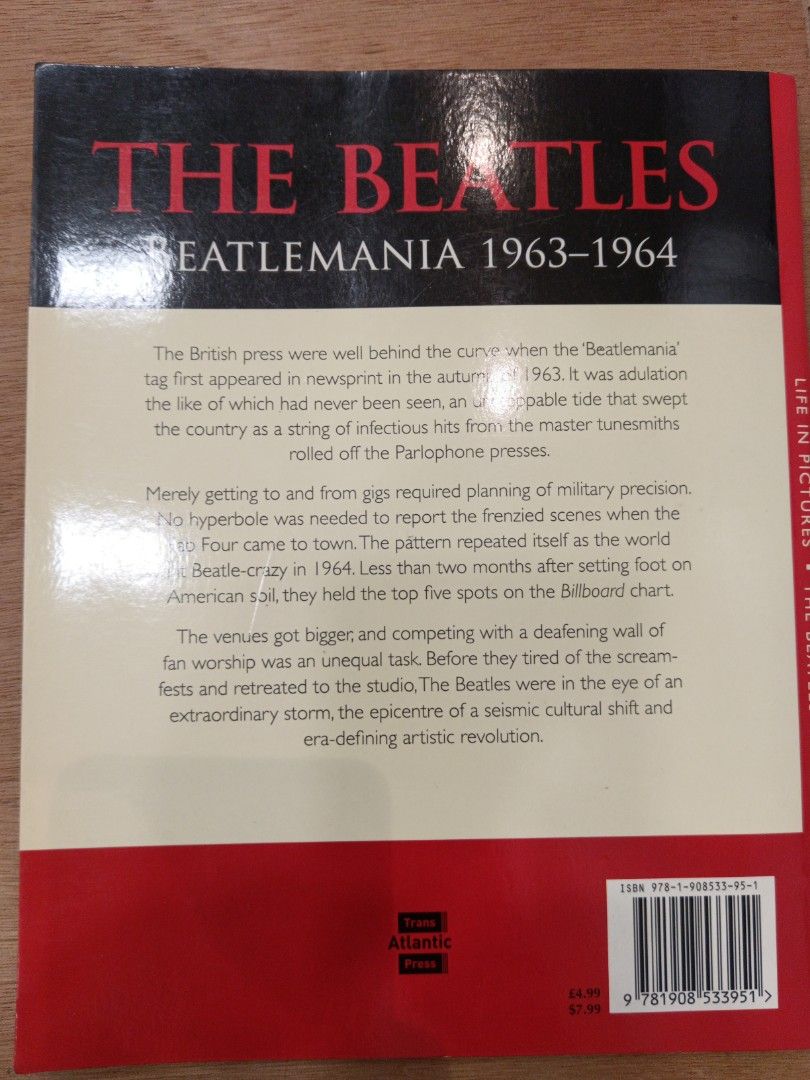 (JG) The Beatles: BeatleMania 1963-1964 by Tim Hill, RM40 + RM10 For ...