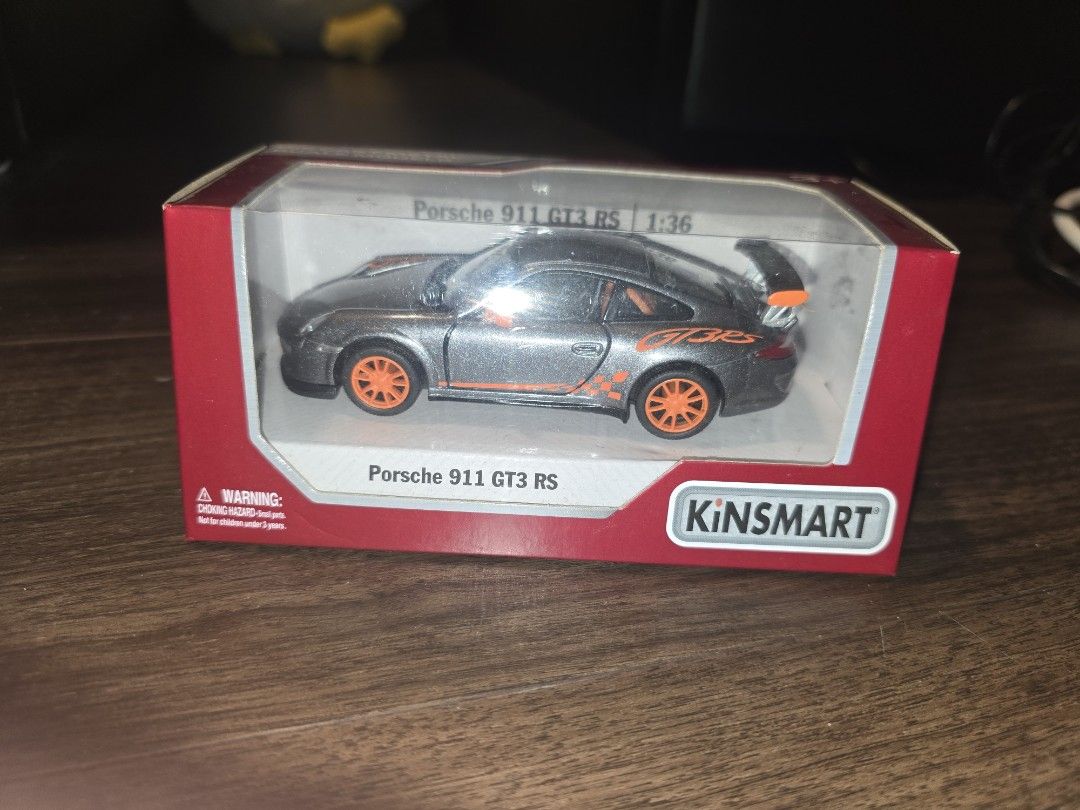Kinsmart Porsche 911 GT3 RS Diecast Model, Hobbies & Toys, Toys & Games ...