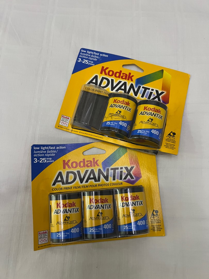Kodak Advantix APS Film (Price per roll), Photography, Cameras on Carousell