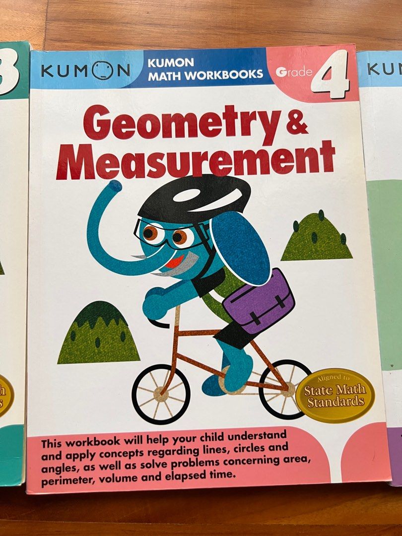 Kumon Math Workbooks - Grade 3, 4, 6, Hobbies & Toys, Books & Magazines ...