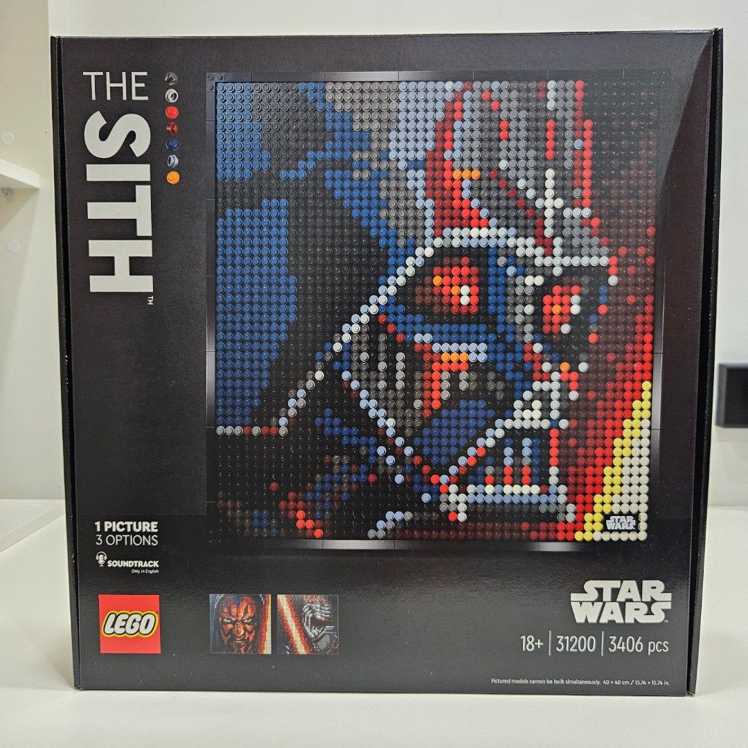 Lego 31200 Star Wars The Sith Mosaic Art Darth Vader Darth Maul Darth ...