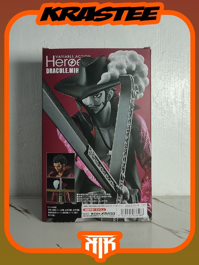 Megahouse Variable Action Heroes " One Piece " Dracule Mihawk ...