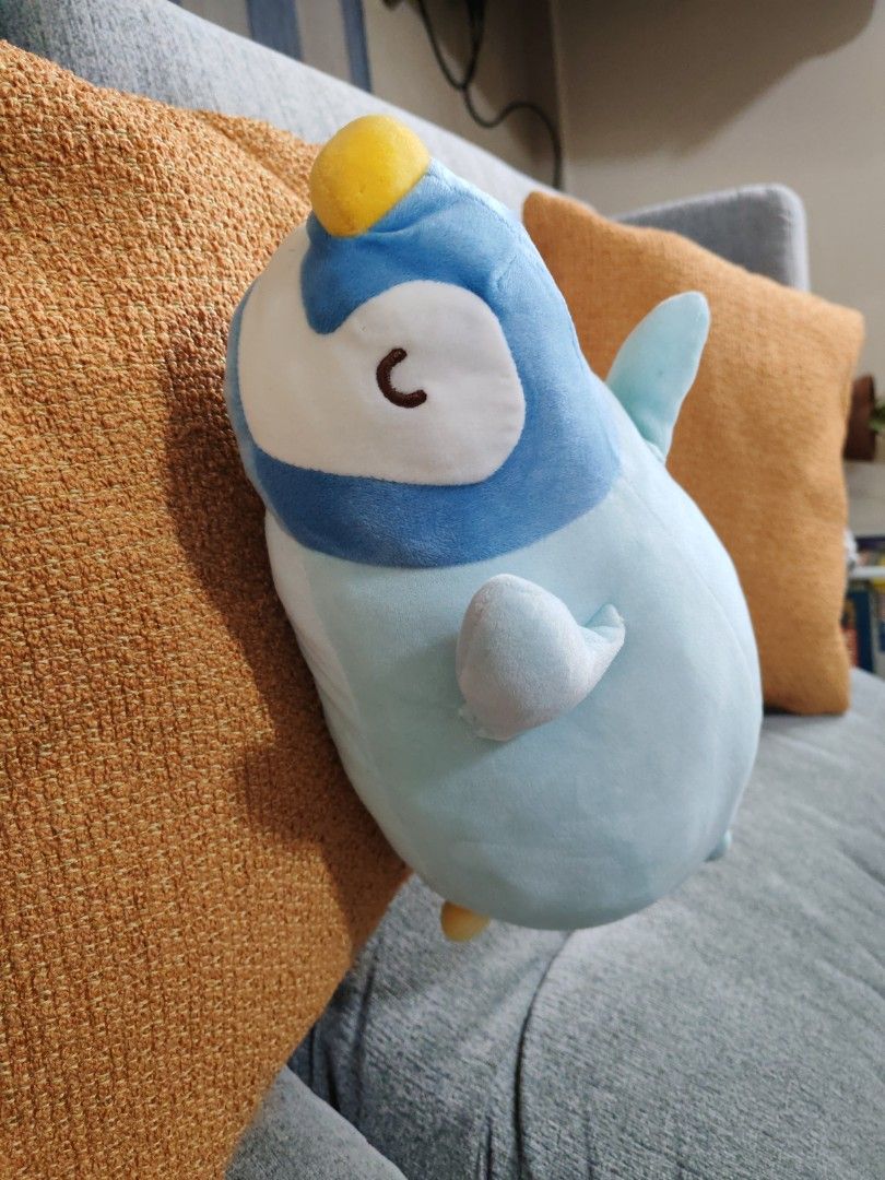 Miniso Penguin Plush Pillow, Hobbies & Toys, Toys & Games on Carousell