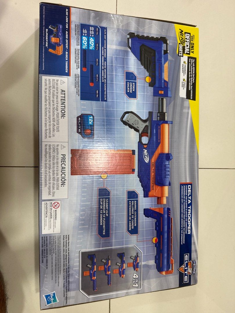 Nerf Delta Trooper Elite Blaster, Hobbies & Toys, Toys & Games on Carousell