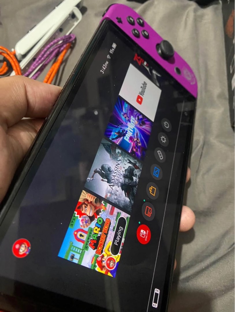 Nintendo Switch Scarlet and Violet Edition Console, Video Gaming, Video ...