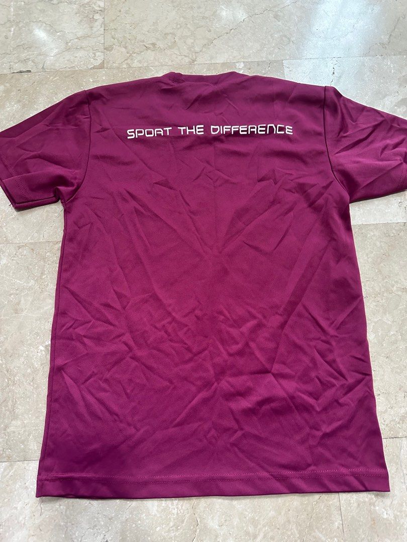 NTU SSM maroon dri fit, Men's Fashion, Tops & Sets, Tshirts & Polo ...