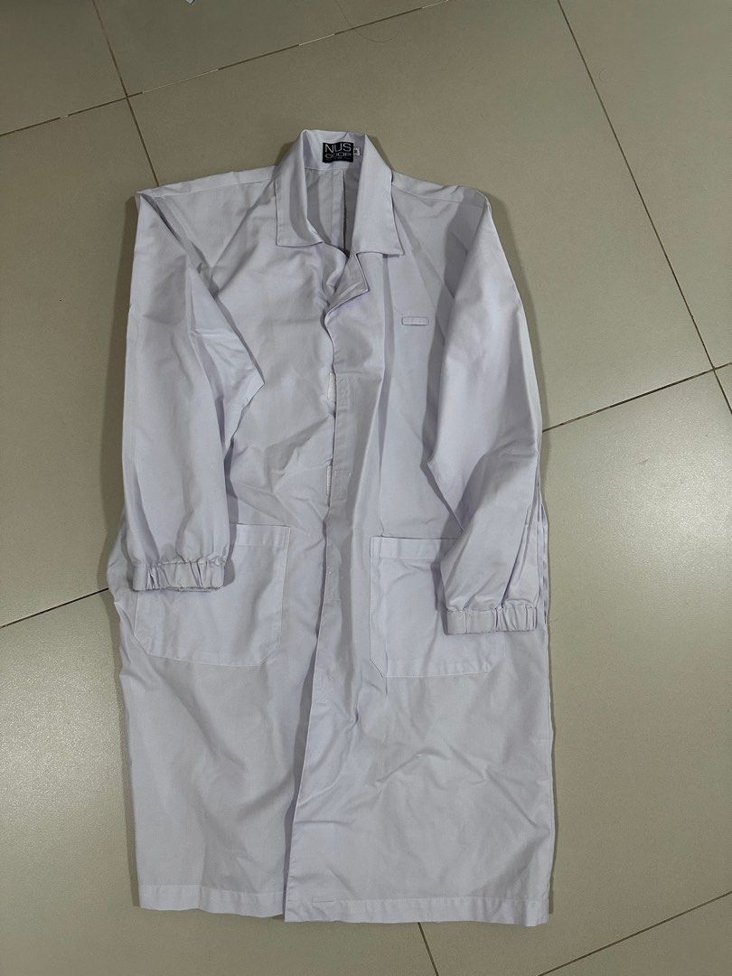 NUS Co-Op Lab Coat - White, Everything Else on Carousell