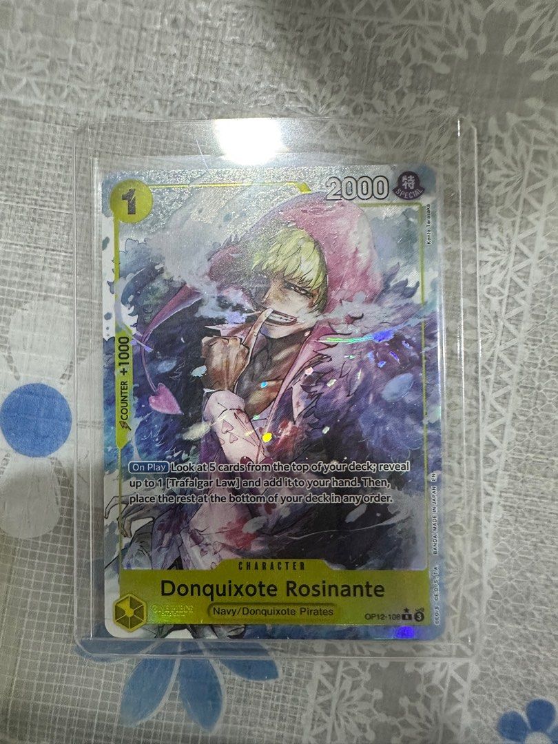 OP12-108 One Piece TCG Card English Version AA Alternate Art Donquixote ...