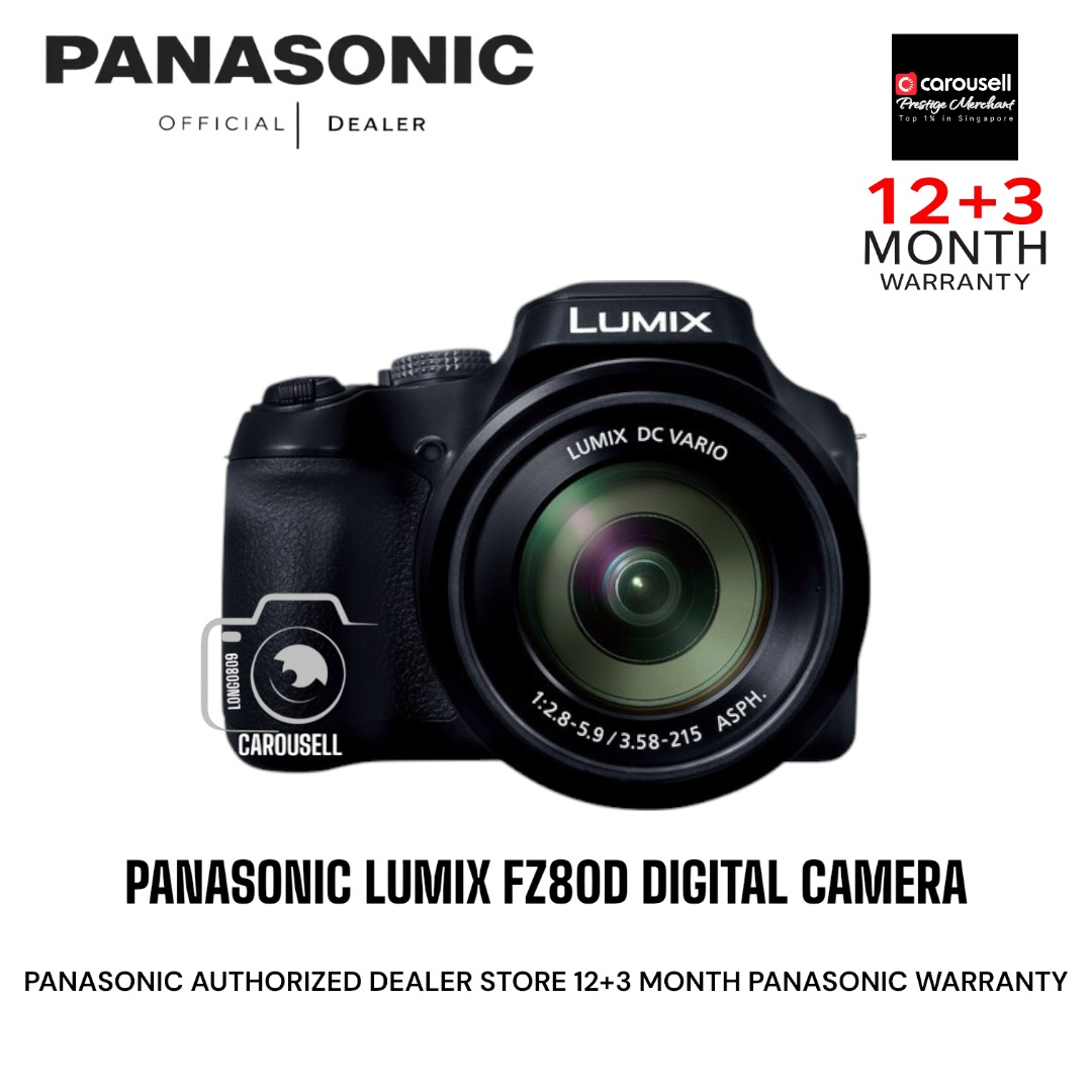 Panasonic FZ80D Super Zoom camera 20mm-1200mm / FZ80 / FZ 80 / f z 80 ...