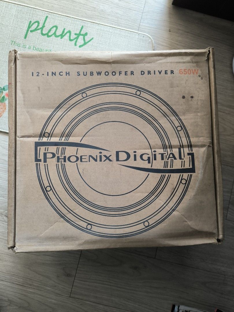 Phoenix Digital 12-inch Subwoofer Driver PD120, Audio, Soundbars ...