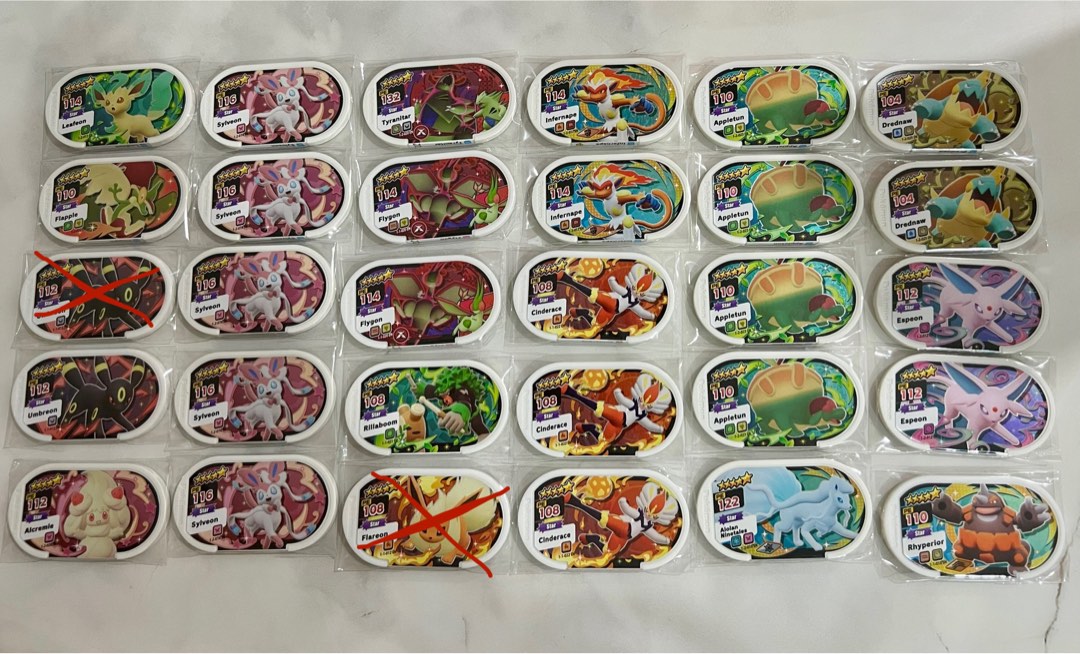 Pokemon Mezastar V1/V2 Loose 5 Star Tags, Hobbies & Toys, Toys & Games ...