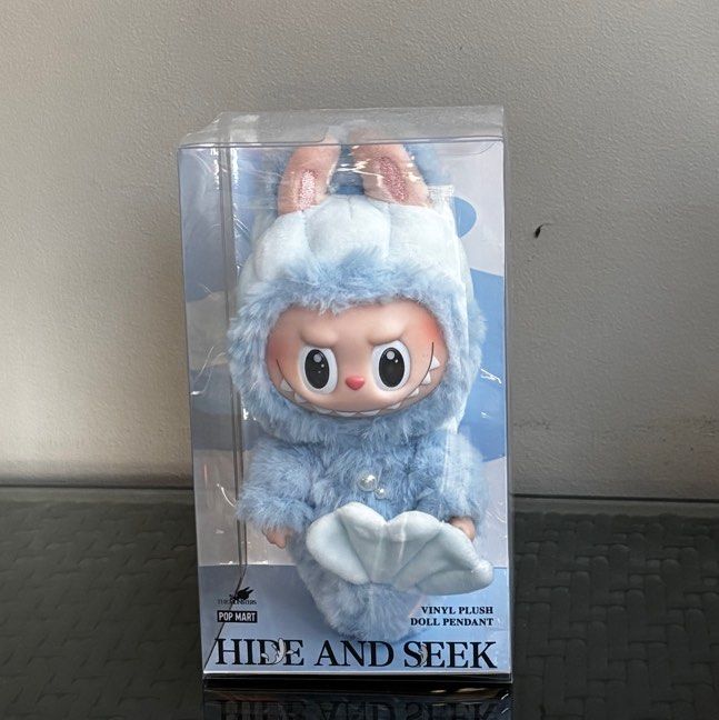 Pop Mart Hide and Seek Vinyl Plush Doll Pendant LABUBU, Hobbies & Toys ...