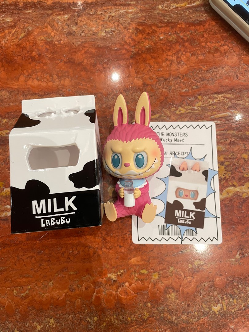 POPMART Labubu Wacky Series - Milk, Hobbies & Toys, Toys & Games on ...