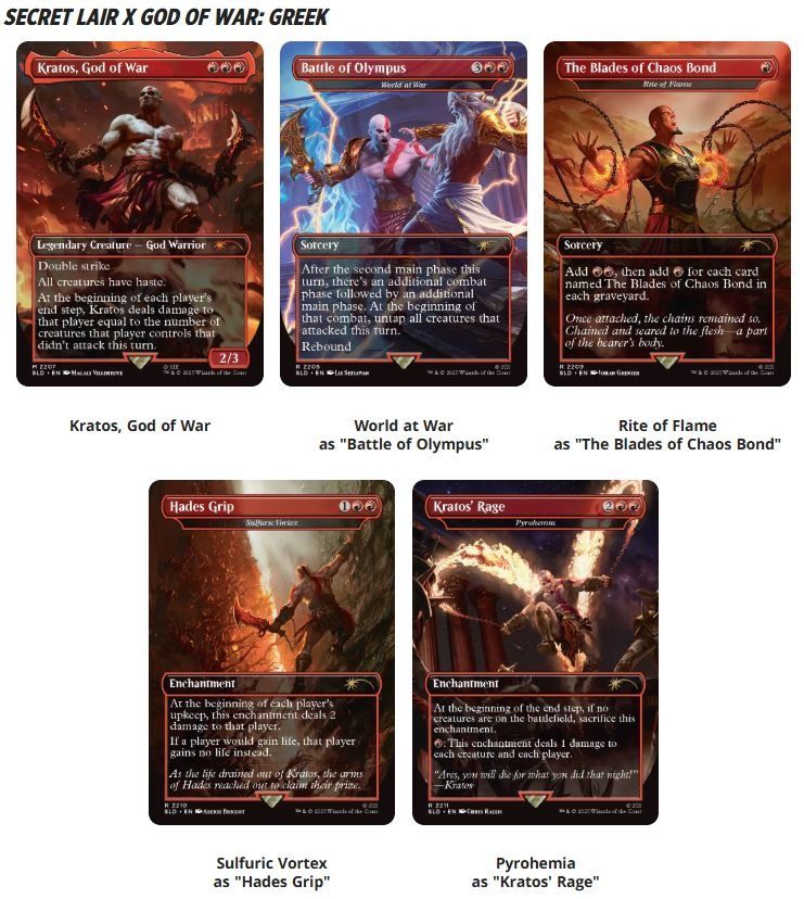 PREORDER/HTB Secret Lair x God of War: Greek, Hobbies & Toys, Toys ...